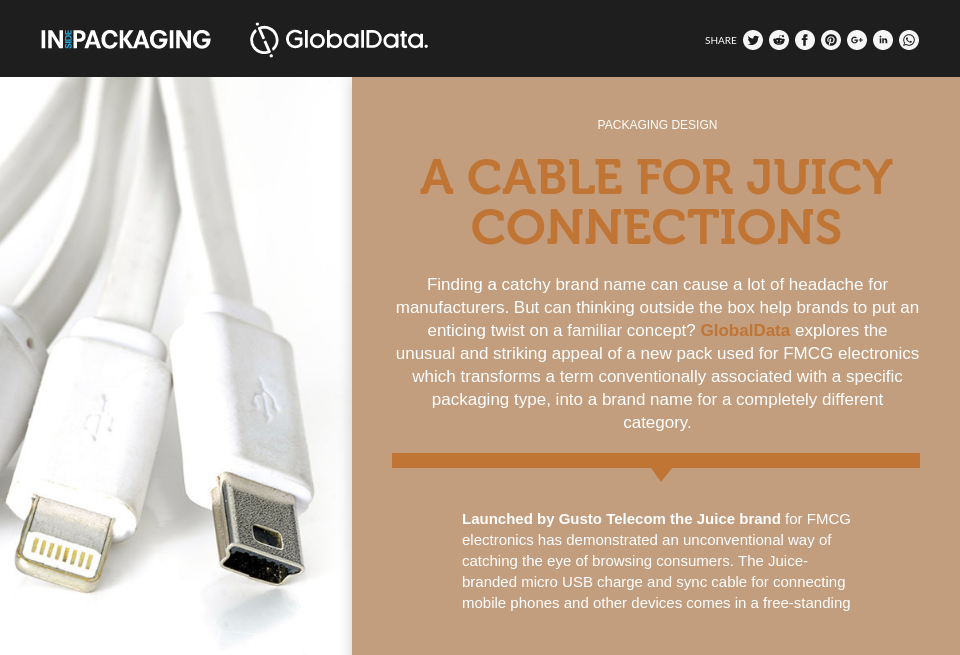 A Cable for Juicy Connections - IPMF | Issue 14 | December 2017